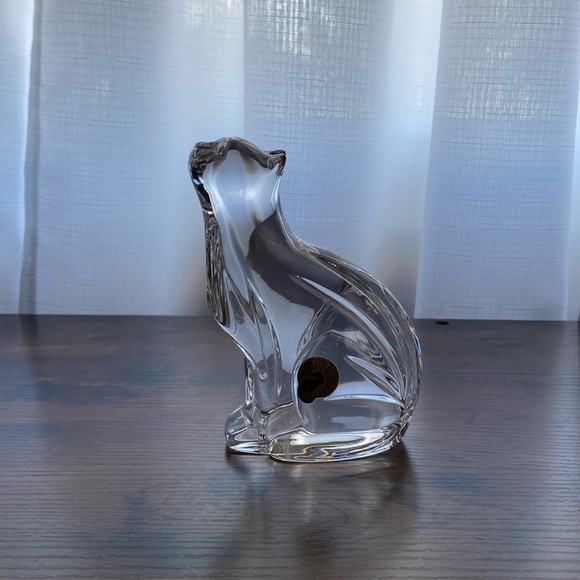 Waterford Crystal | Art | Waterford Clear Crystal Cat | Poshmark